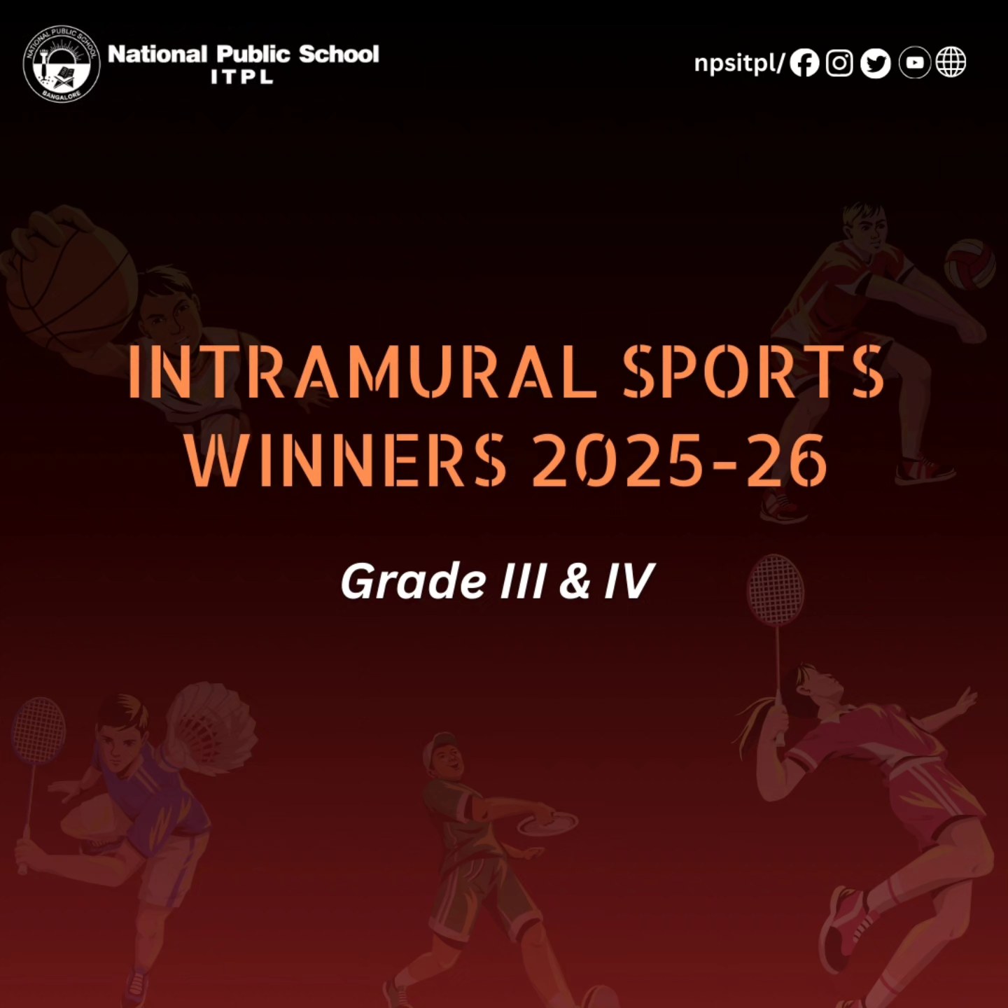 INTRAMURAL SPORTS WINNER III & IV 2025-26 - NPS ITPL